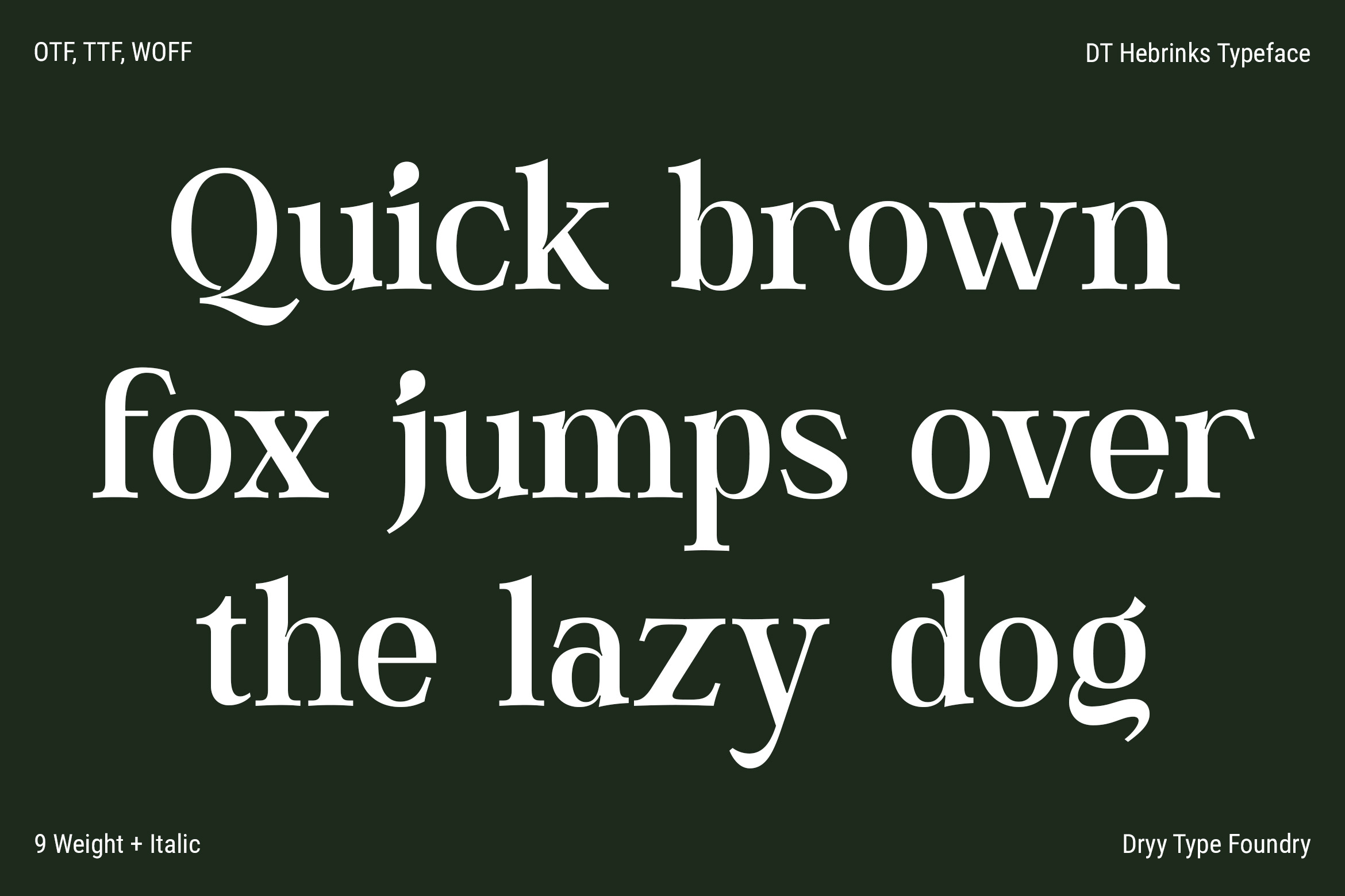 DT Hebrinks Typeface, Fonts | GraphicRiver